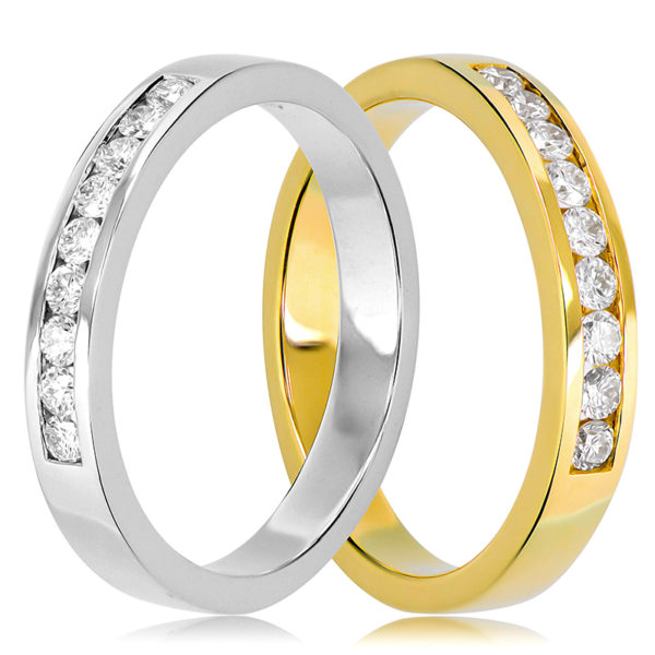 Channel | Diamond Set Wedding Band – Anthonys Fine Jewellery